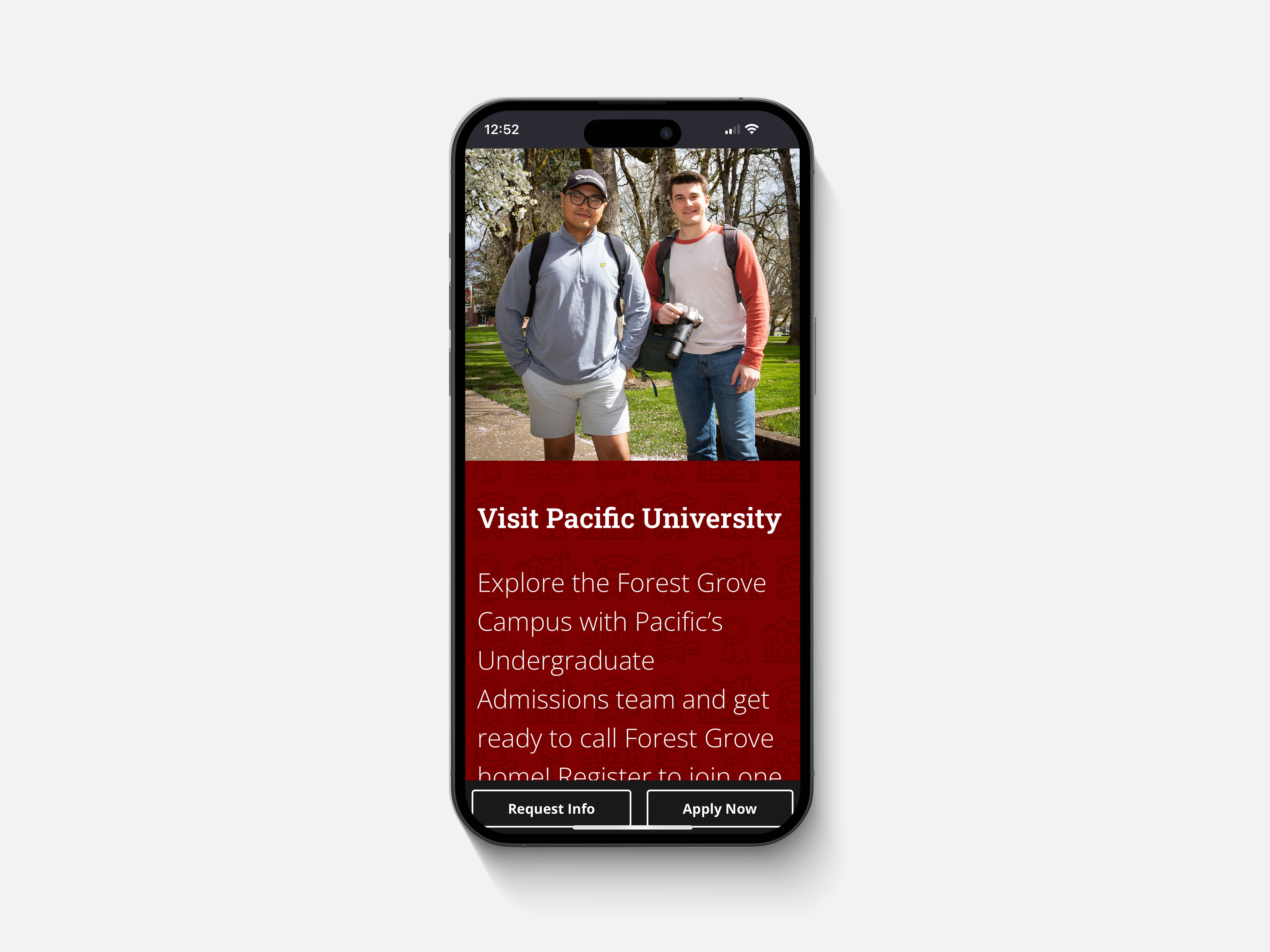 Pacific University Homepage – Alex Bell